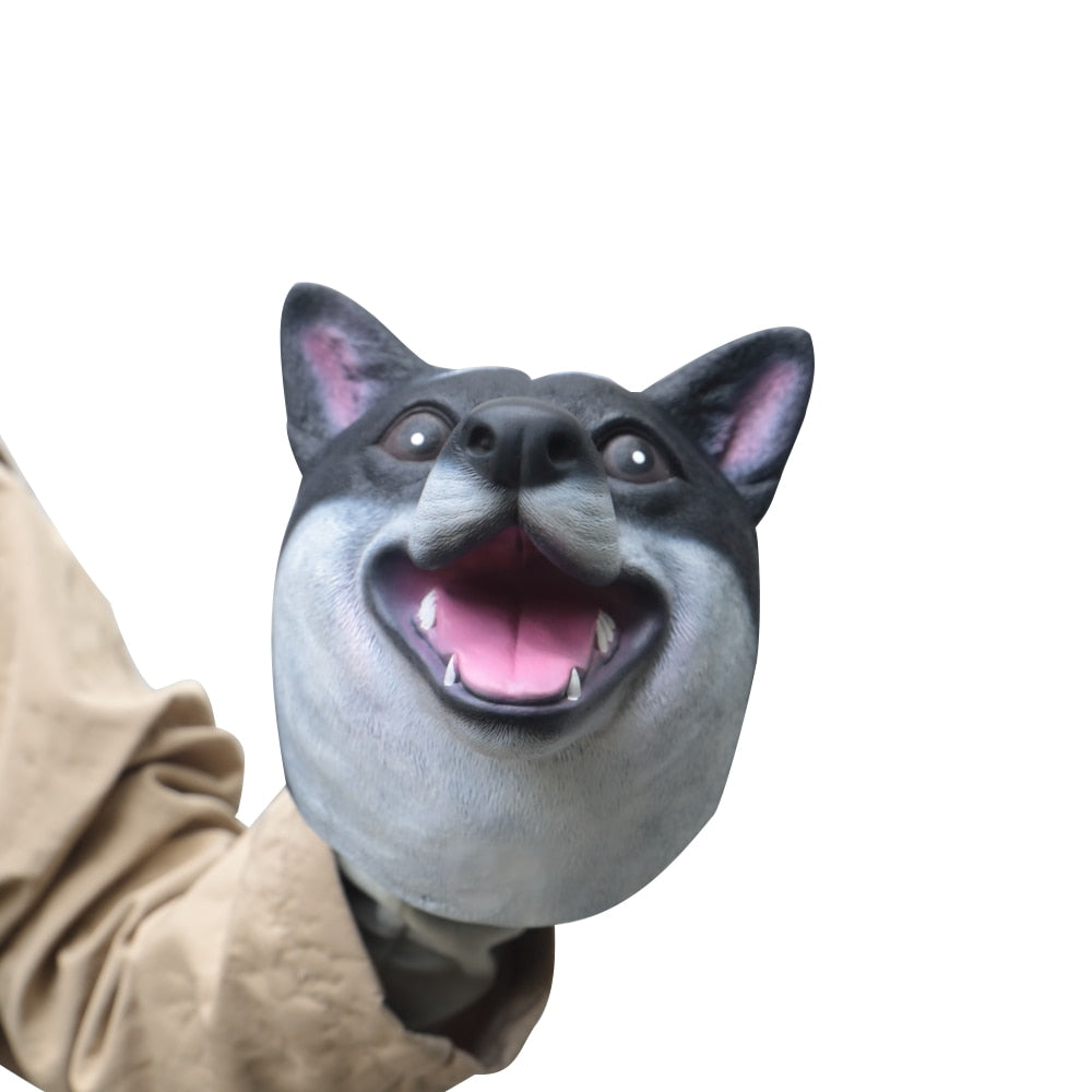 Wildlife Eagle Head Hand Puppet Soft Kids Children Toy Animal Hawk He ...