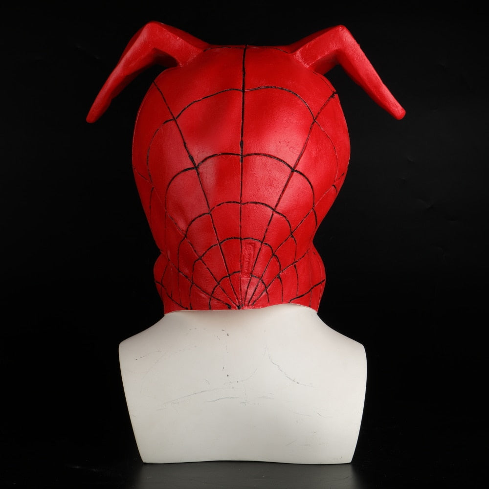 Anime Spider-Ham Latex Mask Mascara Spiderman Face Superhero Mask Part ...