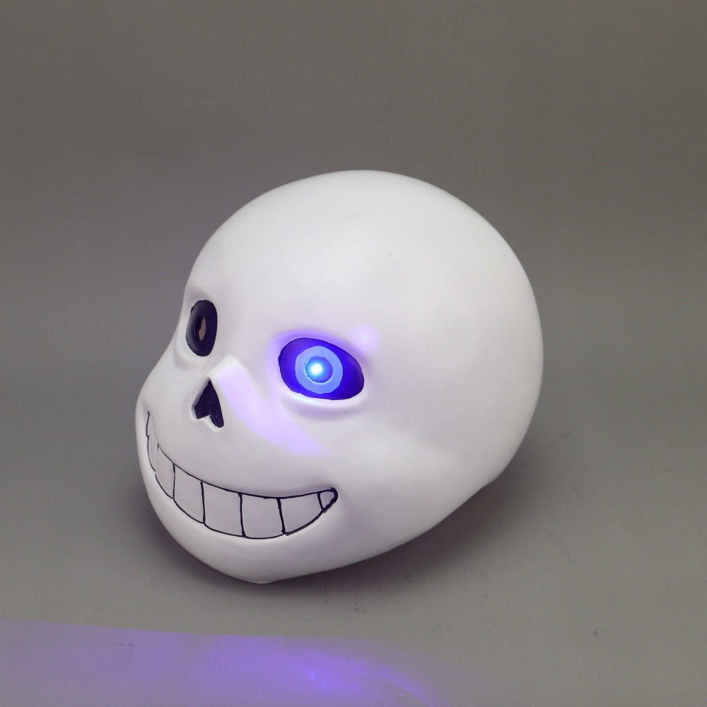 Game Undertale Masks Sans Mask Latex Led Light Full Head Adult Cosplay ...